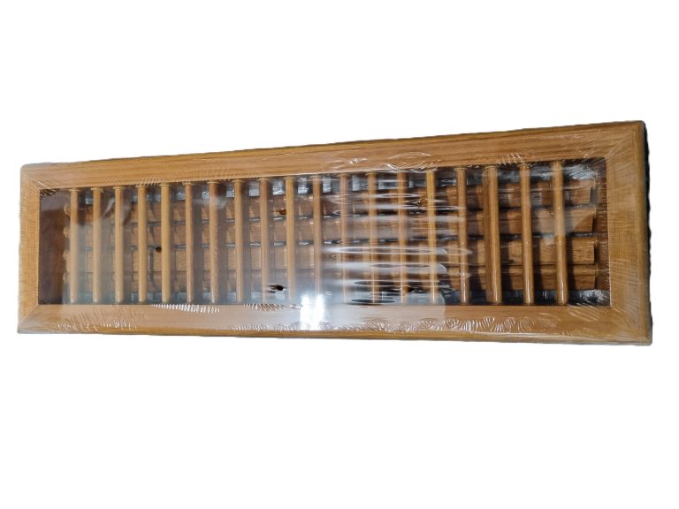 All Timber Grille 16' x 4' Discharge Air double adjustable louvre ...