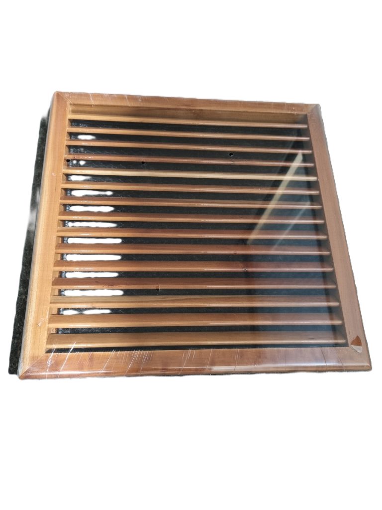 All Timber Grille 10' x 10' Return Air single louvre non-adjustable ...